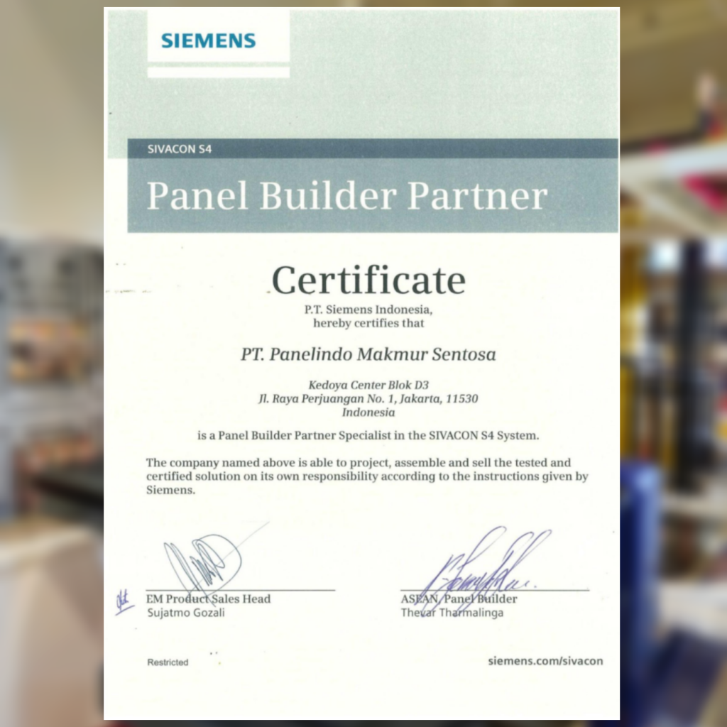 Certificates – Panelindo Makmursentosa